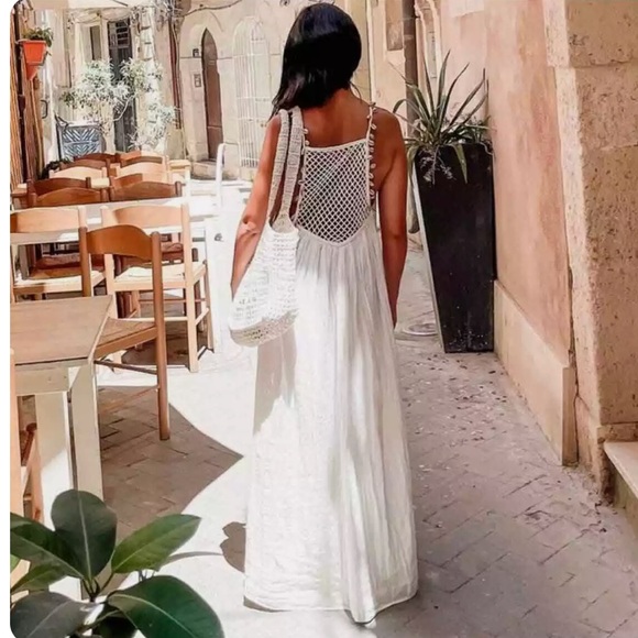 Zara | Dresses | Zara Shell Maxi Dress | Poshmark